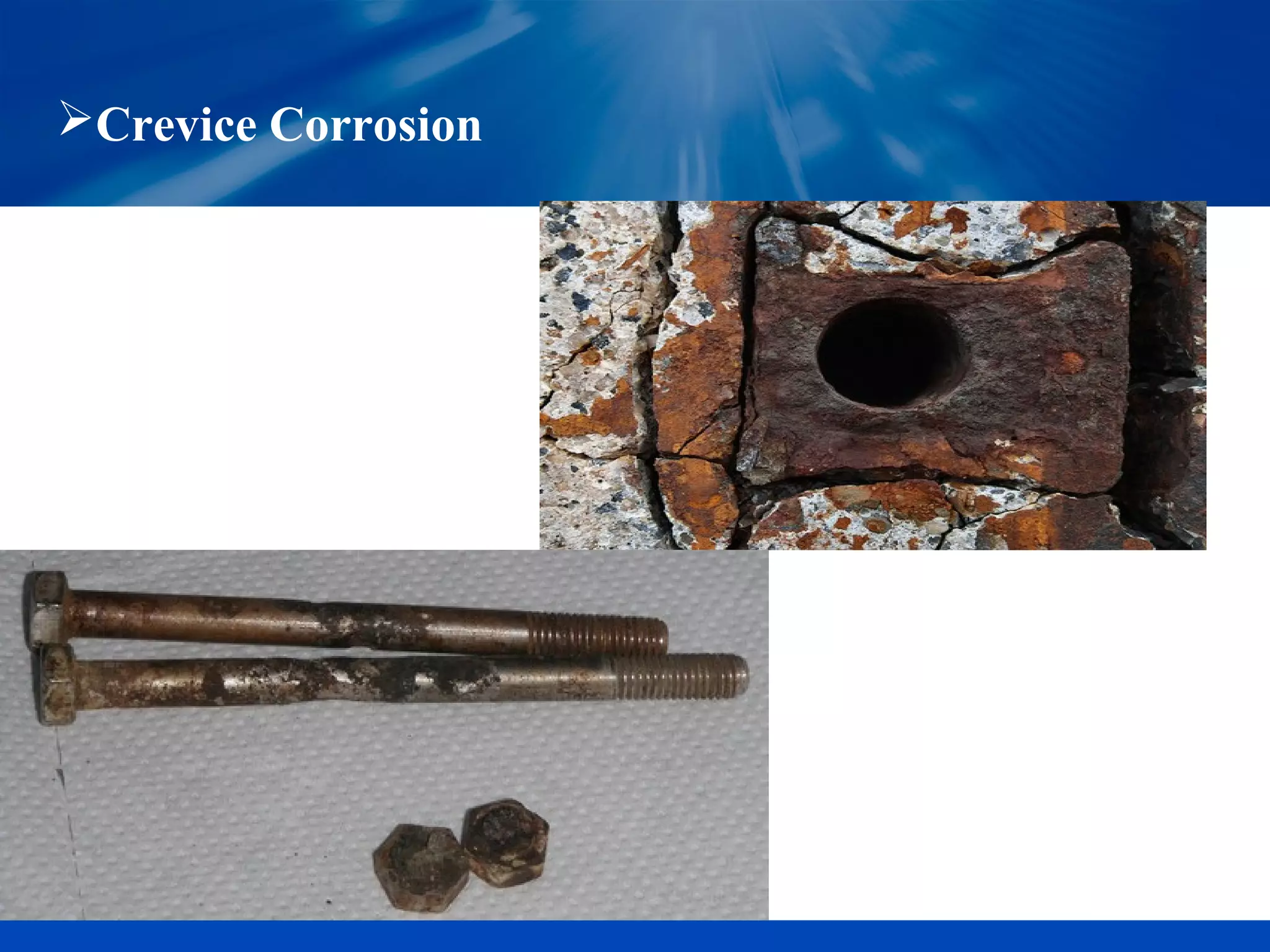 (Pitting corrosion and crevice corrosion)