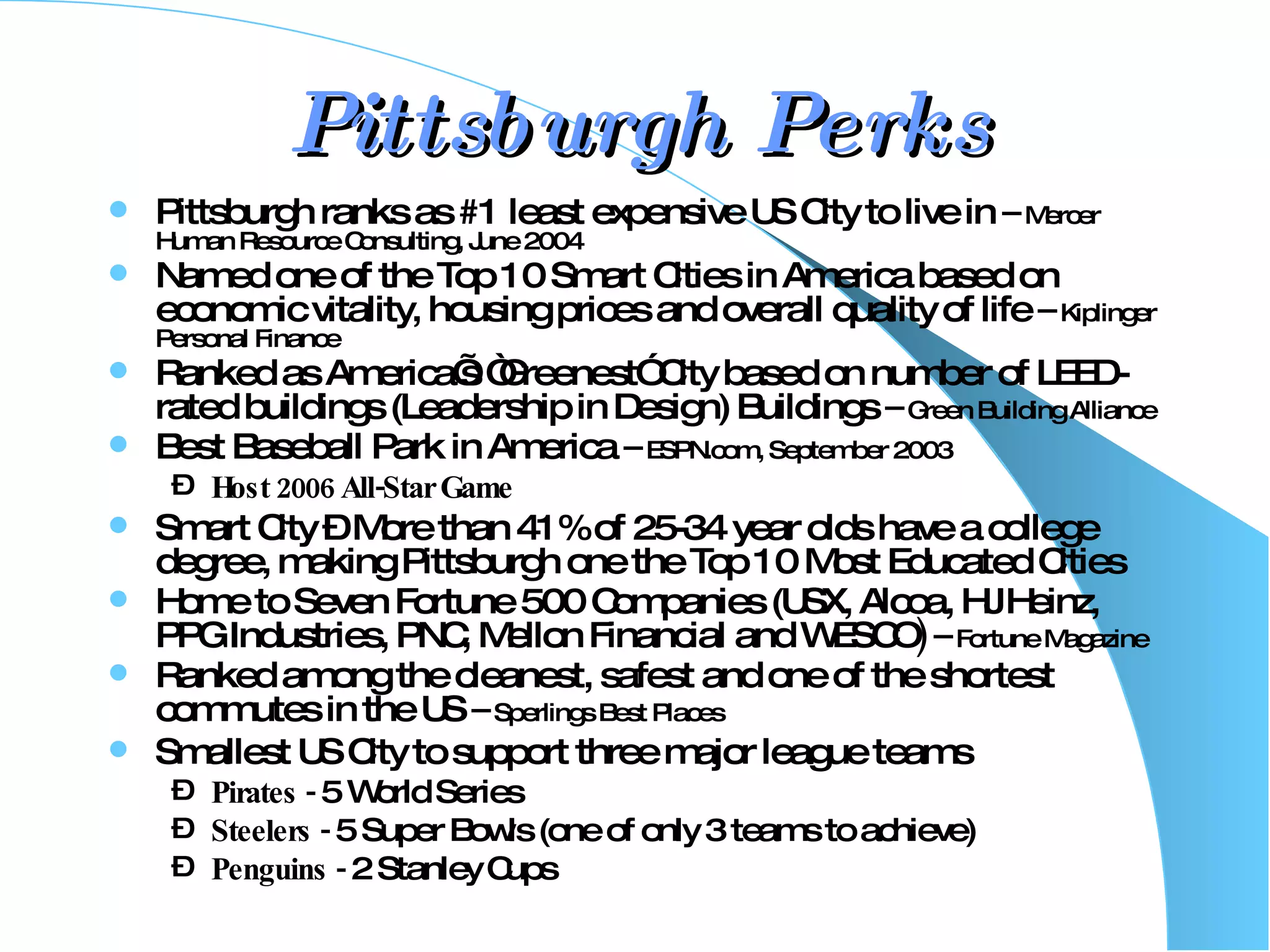 Pittsburgh Facts | PPS