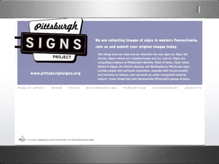 Pittsburgh Signs Project | PPT