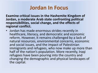 Characteristics of Jordan K-12 Education System | PPTX