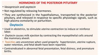 hypothalamus & Pituitary gland | PPTX