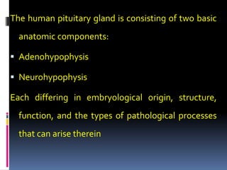 PITUITARY gland anatomy and physiology with clinical presentations of ...