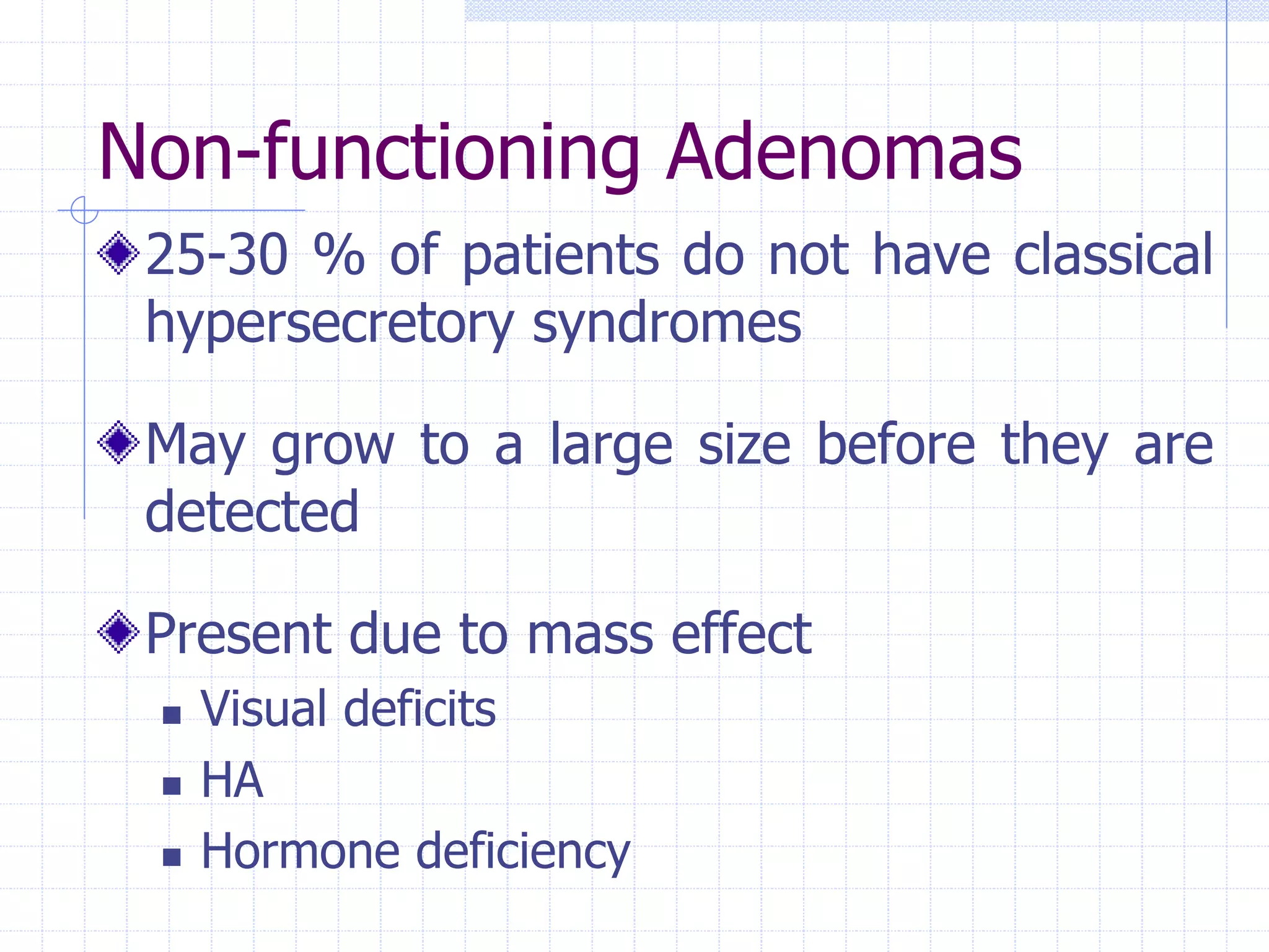 Pituitary adenomas: Clinical, neuro-ophthalmic, radiological evaluation ...
