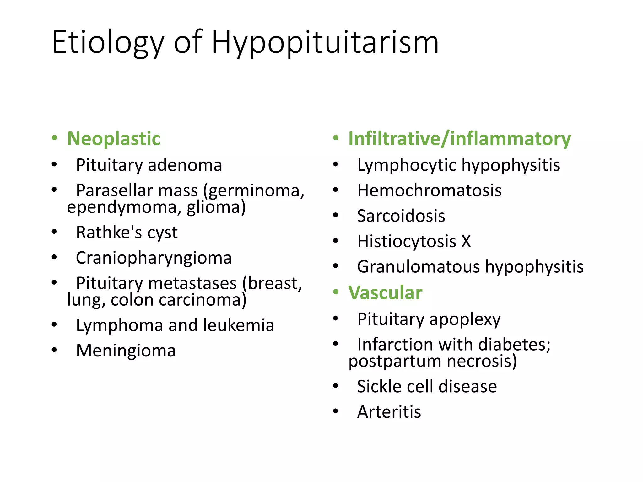 Pituitary and hypothalamus | PPTX