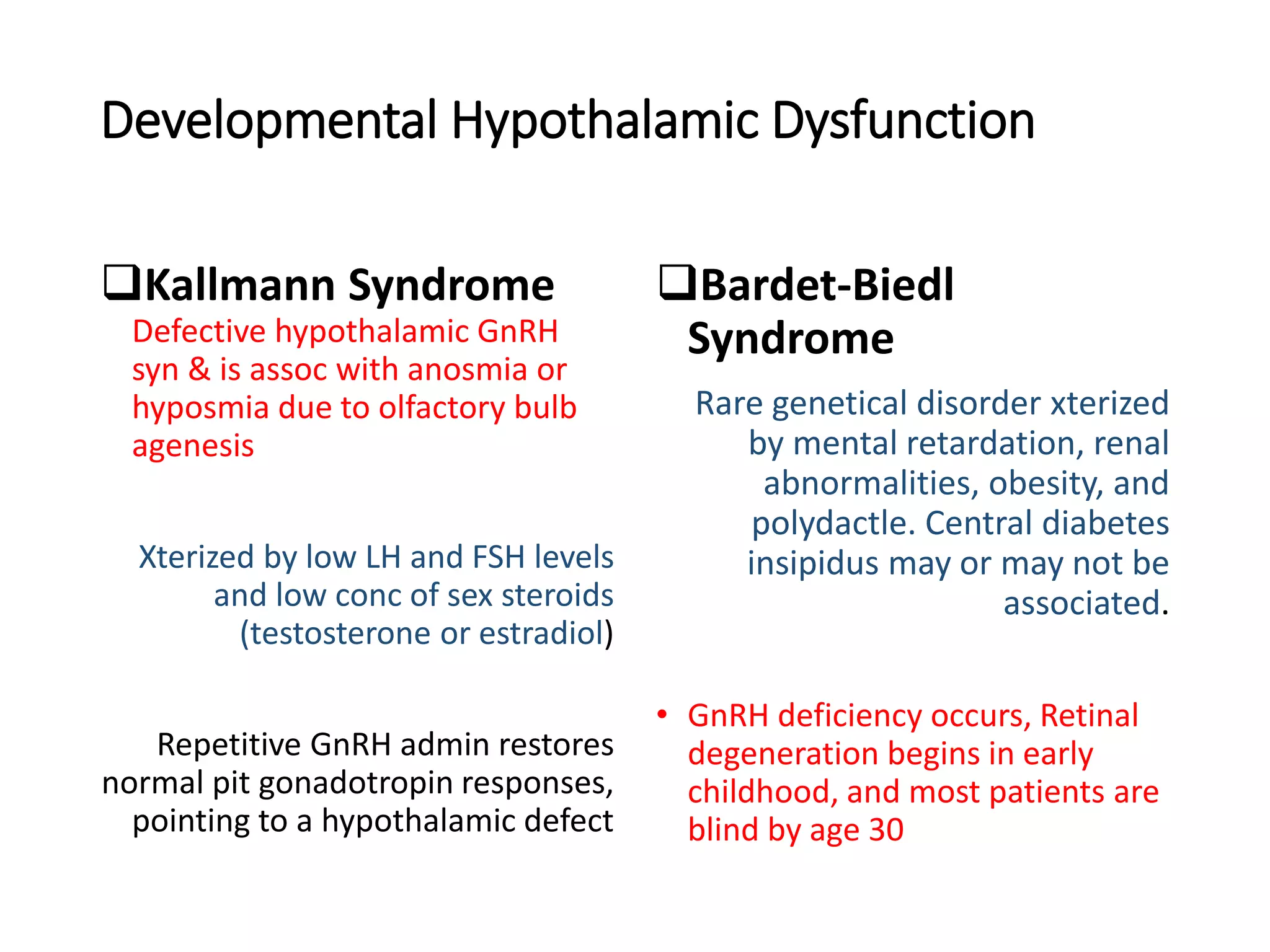 Pituitary and hypothalamus | PPTX