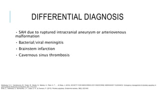 Pituitary apoplexy | PPTX
