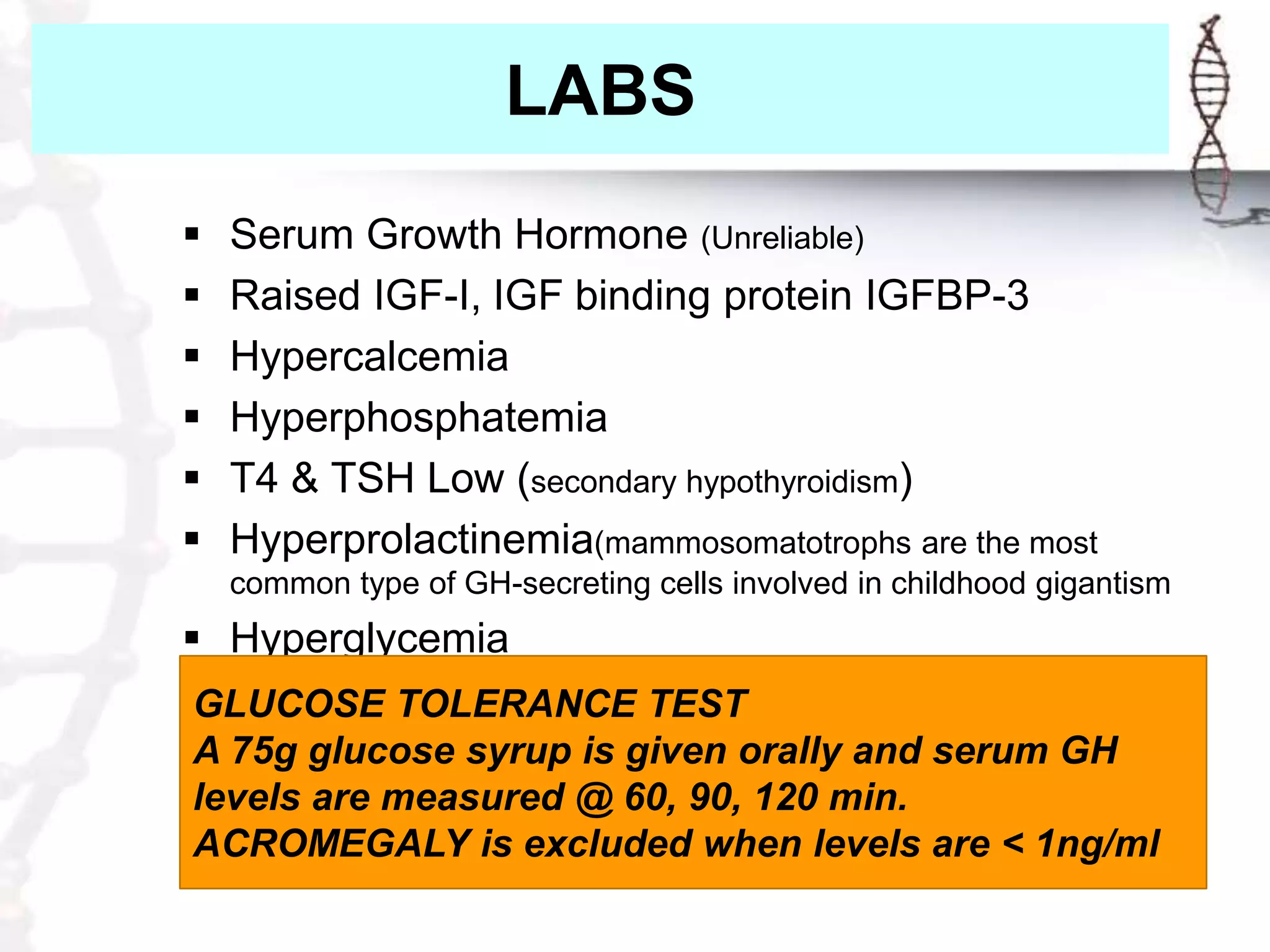 Pituitary disorders 1 growth hormone | PPSX