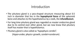 Pituitary gland- Anatomy, histology and embryology | PDF