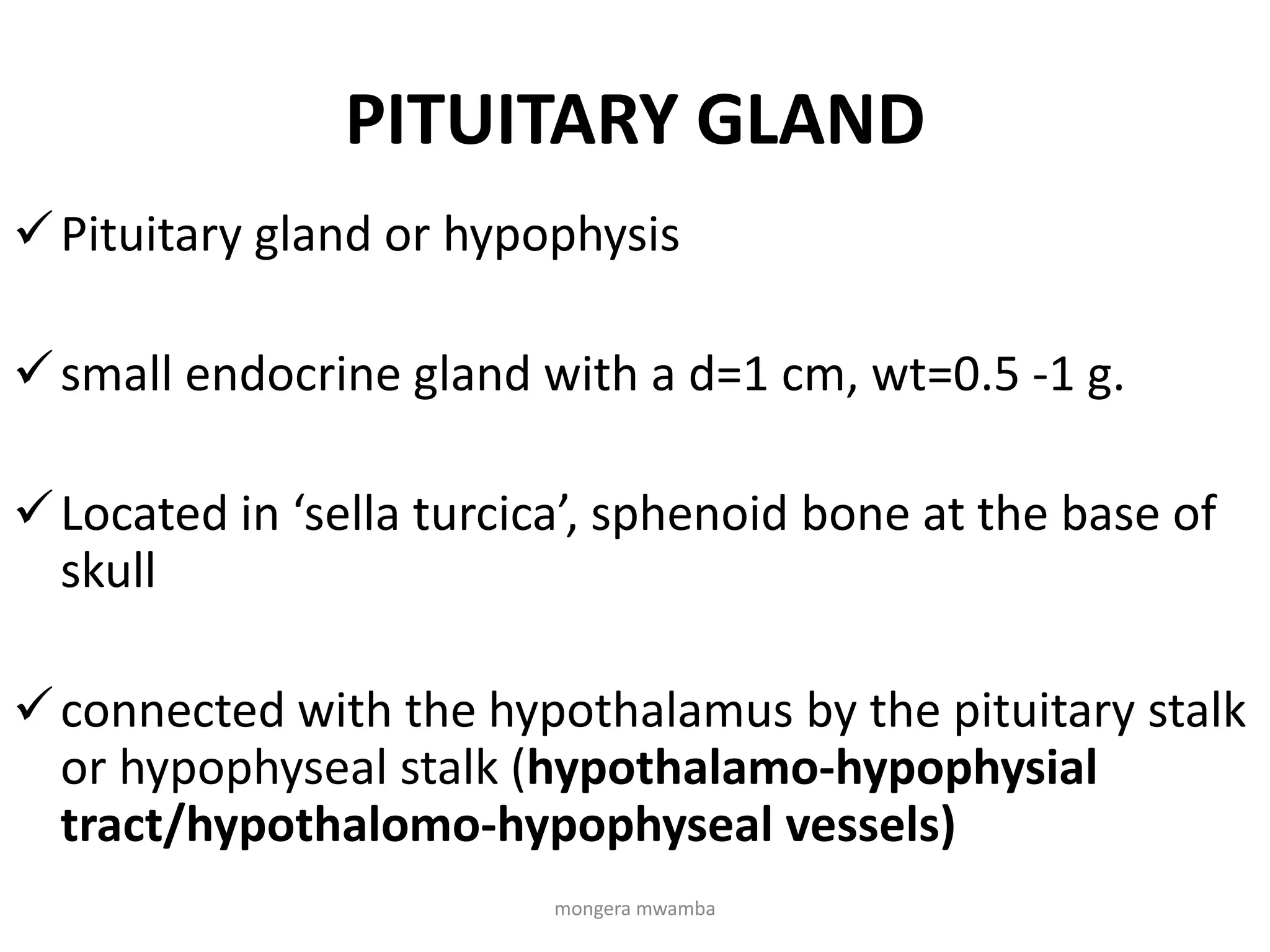 PITUITARY GLAND ANATOMY ENDOCRINE SYSTEM | PPTX | Endocrine and ...