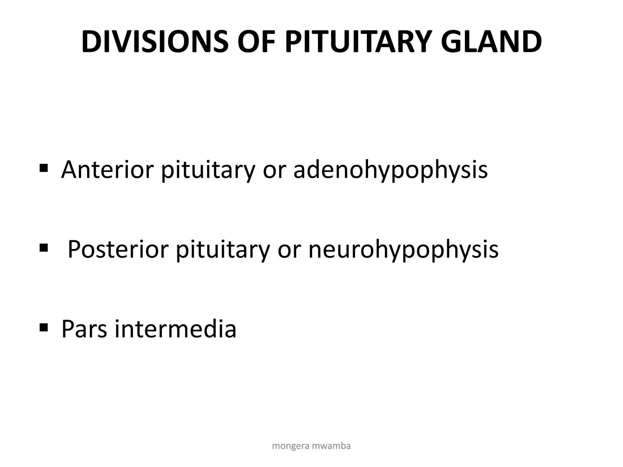 PITUITARY GLAND ANATOMY ENDOCRINE SYSTEM | PPTX | Endocrine and ...