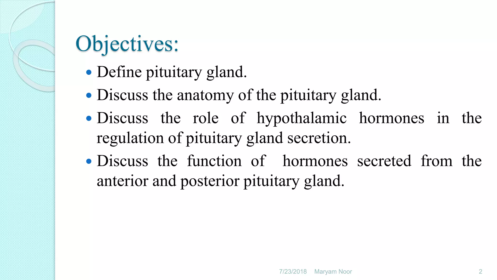 Pituitary gland (1) | PPTX