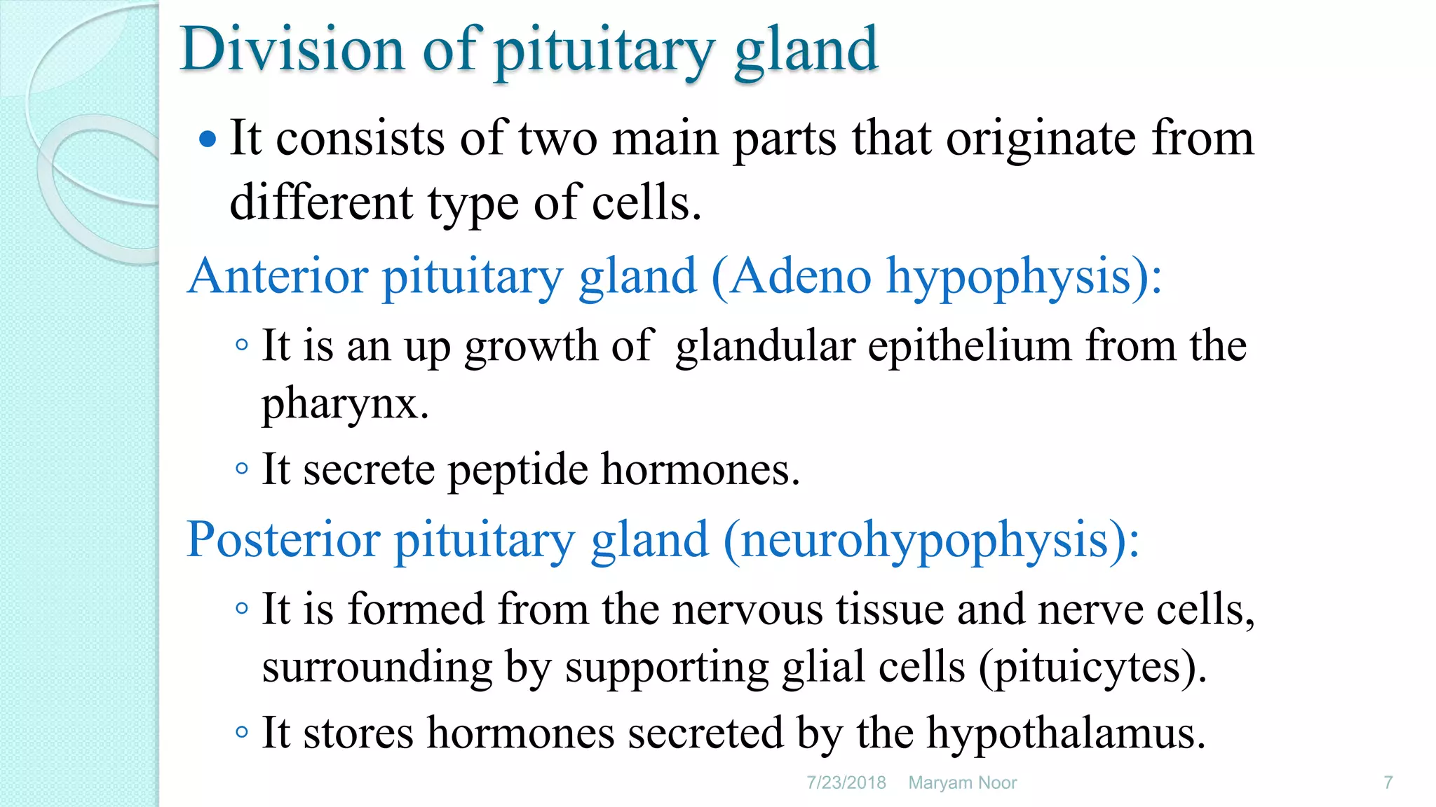 Pituitary gland (1) | PPTX