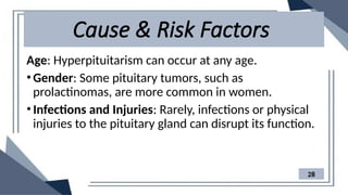 pituitary gland disorder, Hypopituitarism and Hyperpituitarism | PPTX