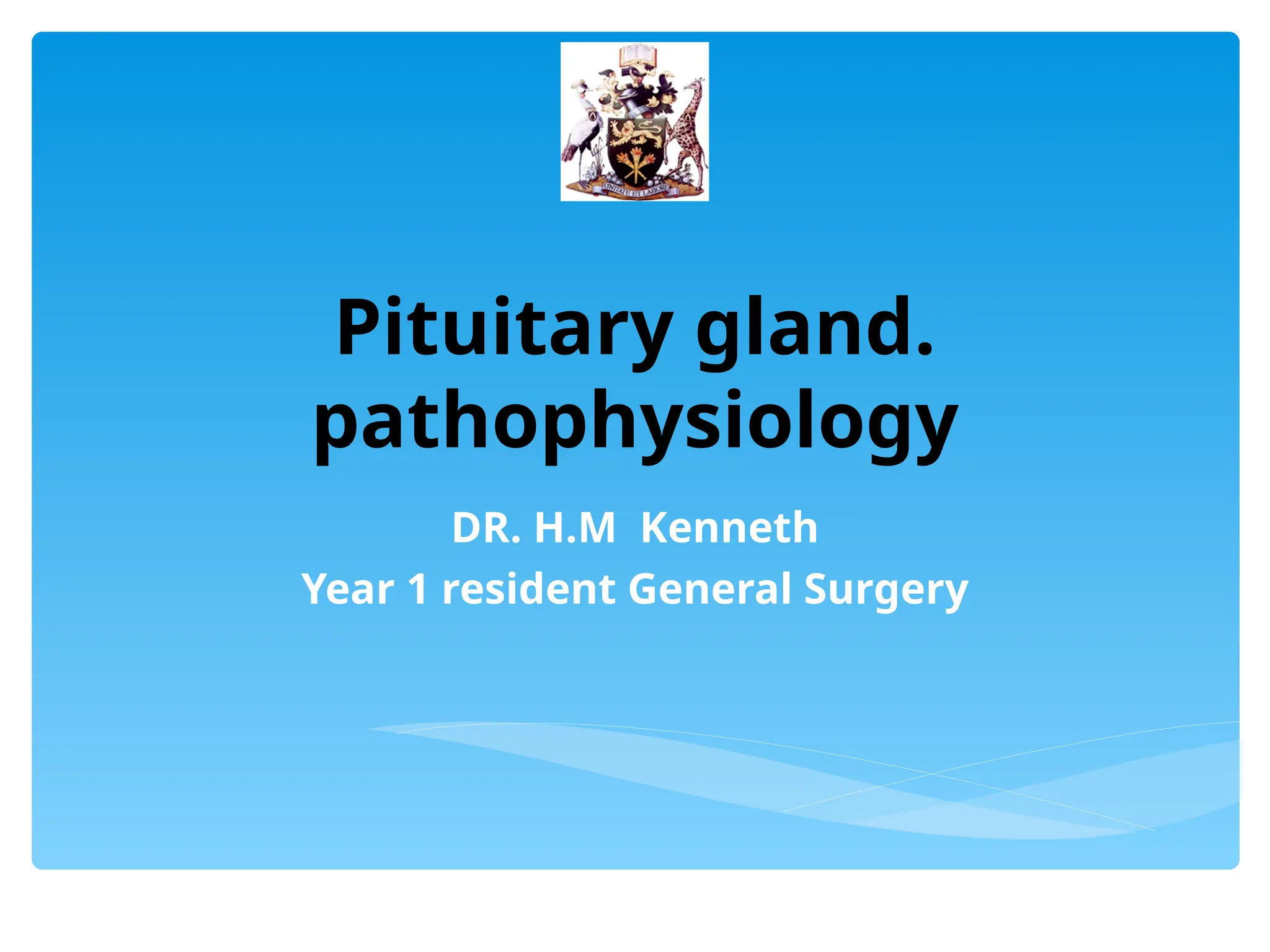 PITUITARY PATHOPHYSIOLOGY PRESENTATION.ppt