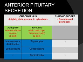 Pituitary secretion | PPT