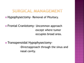Pituitary tumors | PPTX