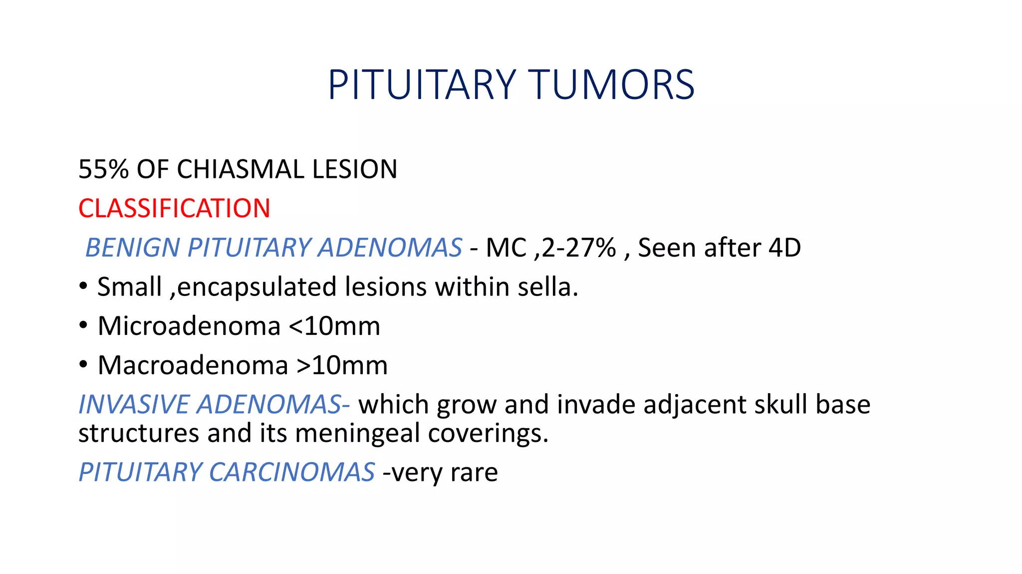 Pituitary tumors | PPTX