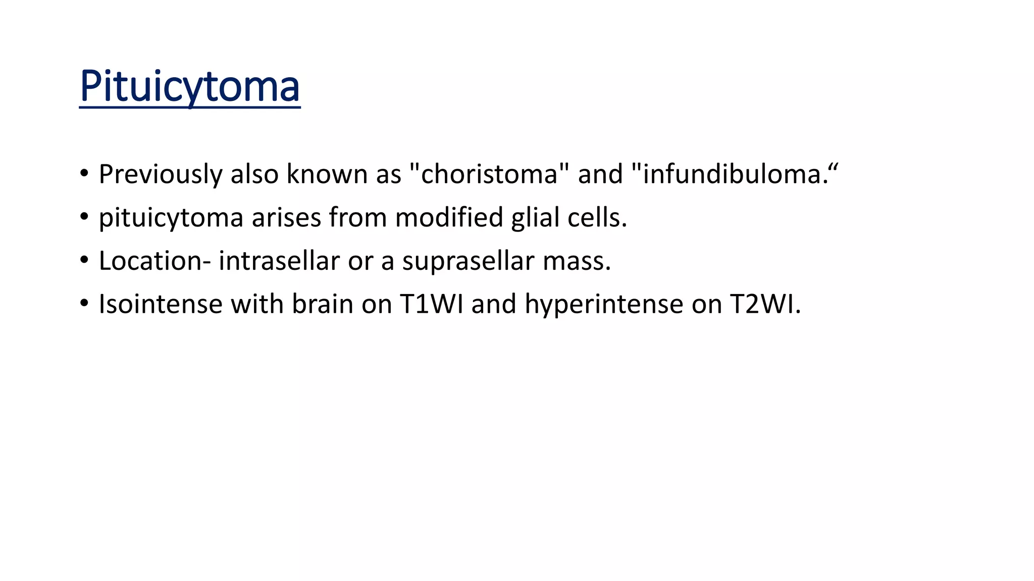 PITUITARY TUMORS | PPTX