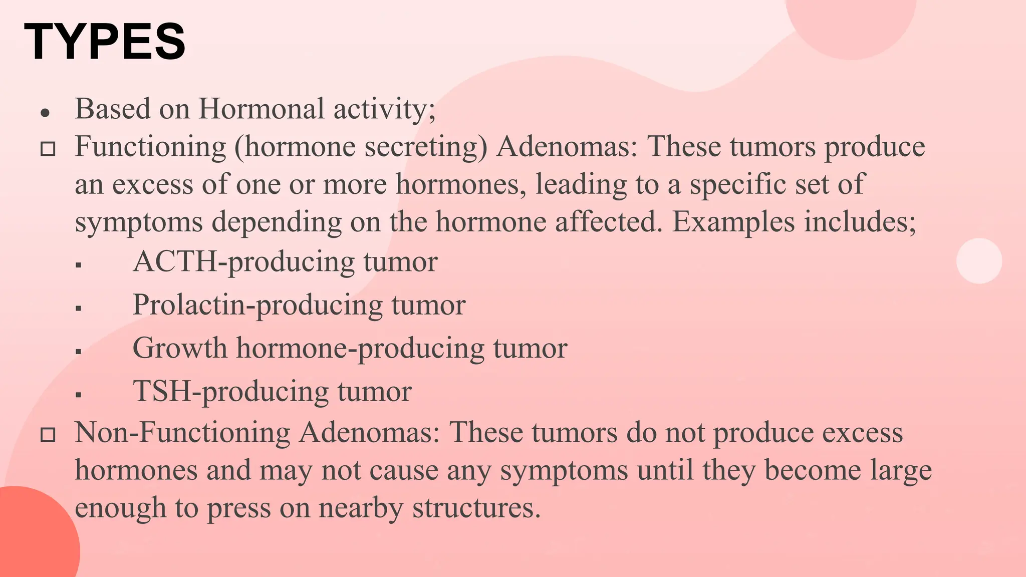 Pituitary Tumors Powerpoint Presentation Ppt