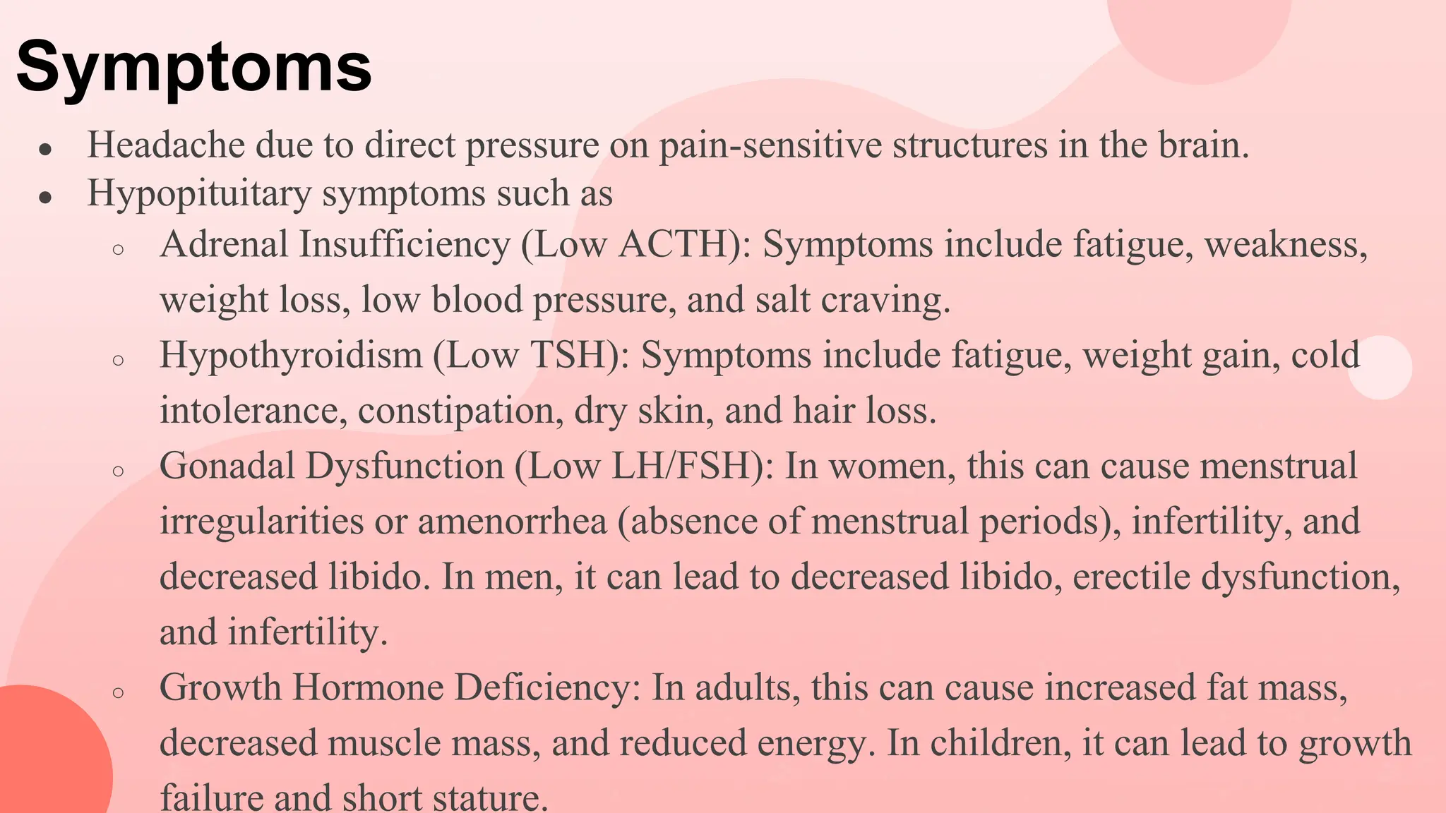 PITUITARY TUMORS POWERPOINT PRESENTATION | PPTX