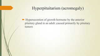 Anterior Pitutary disorder | PPTX