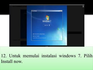 Langkah-langkah menginstal windows 7 di Virtualbox | PPT