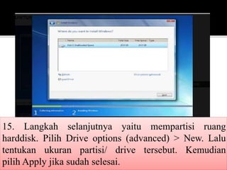 Langkah-langkah menginstal windows 7 di Virtualbox | PPT
