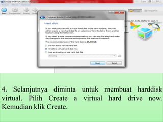 Langkah-langkah menginstal windows 7 di Virtualbox | PPTX