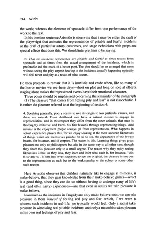 Pity, fear, and catharsis in aristotles poetics, by charles b. daniels ...