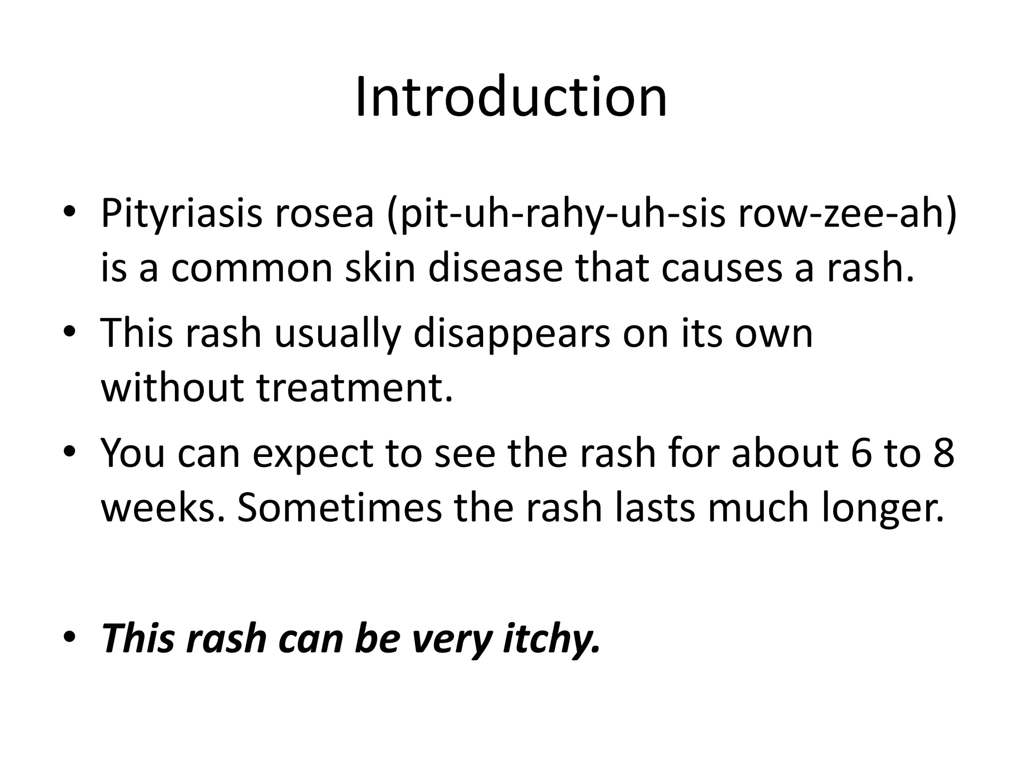 Pityriasis rosea | PPTX