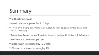 Pityriasis rosea dermatology small lecture.pptx
