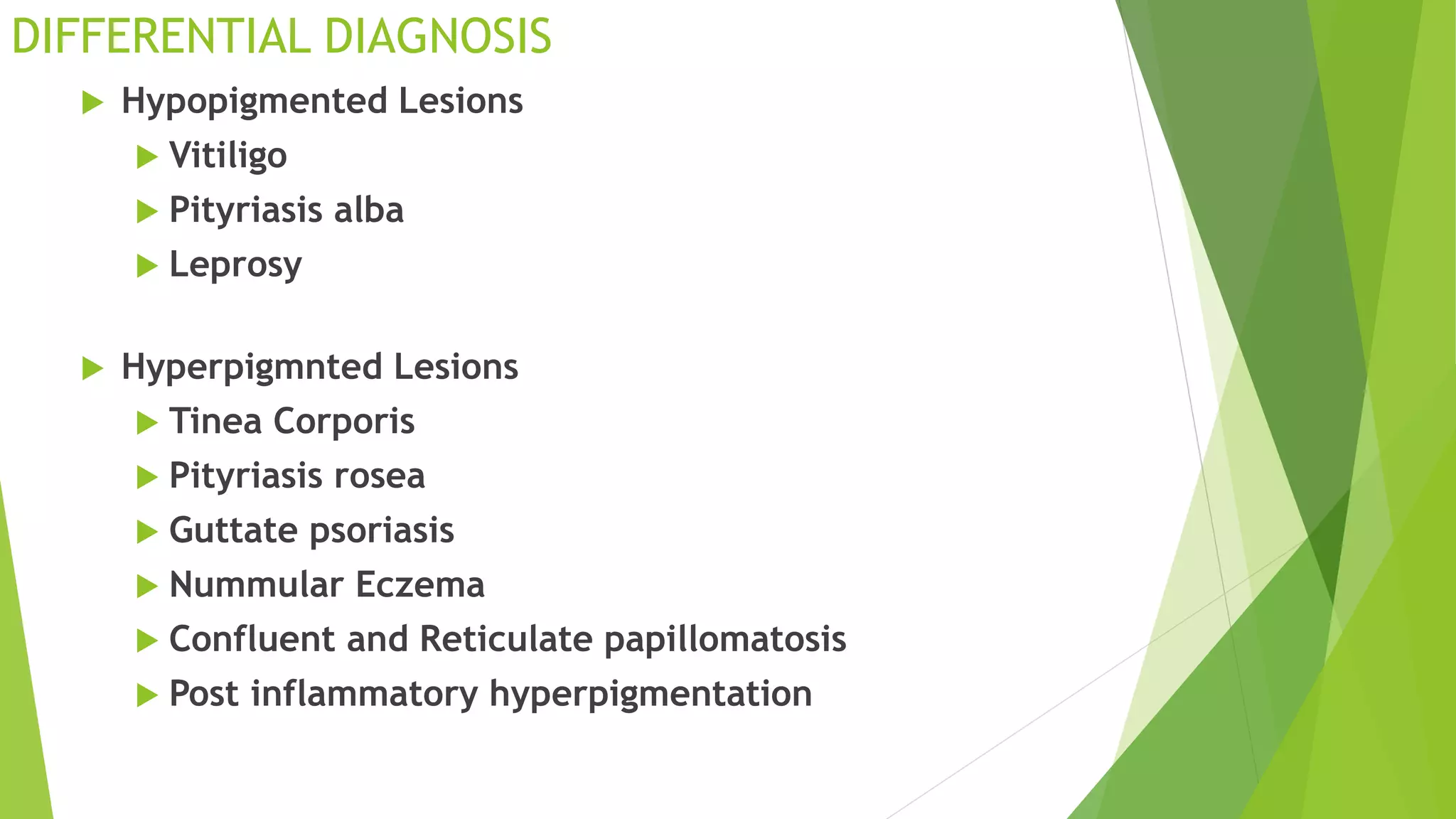 Pityriasis versicolor | PPTX