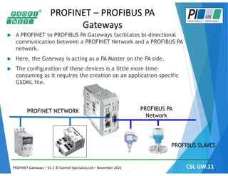 PI UK Seminar (Nov 2021) - PROFINET Gateways | PPT
