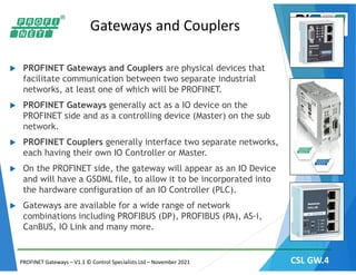 PI UK Seminar (Nov 2021) - PROFINET Gateways | PPT