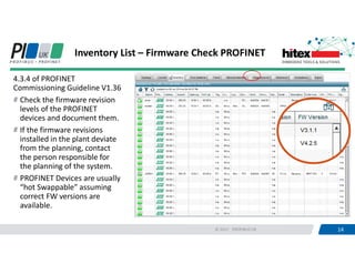 PI UK Seminar (Nov 2021) - PROFINET Implementation and Testing | PPT