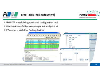 PI UK Seminar (Nov 2021) - PROFINET Implementation and Testing | PPT