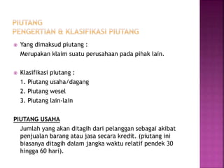 Piutang | PPTX