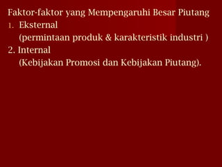 Manajemen Piutang & Persediaan | PPT