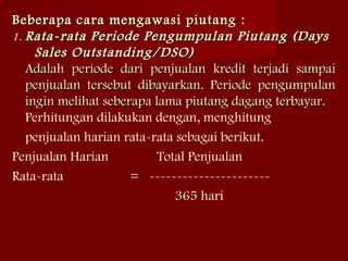 Manajemen Piutang & Persediaan | PPT
