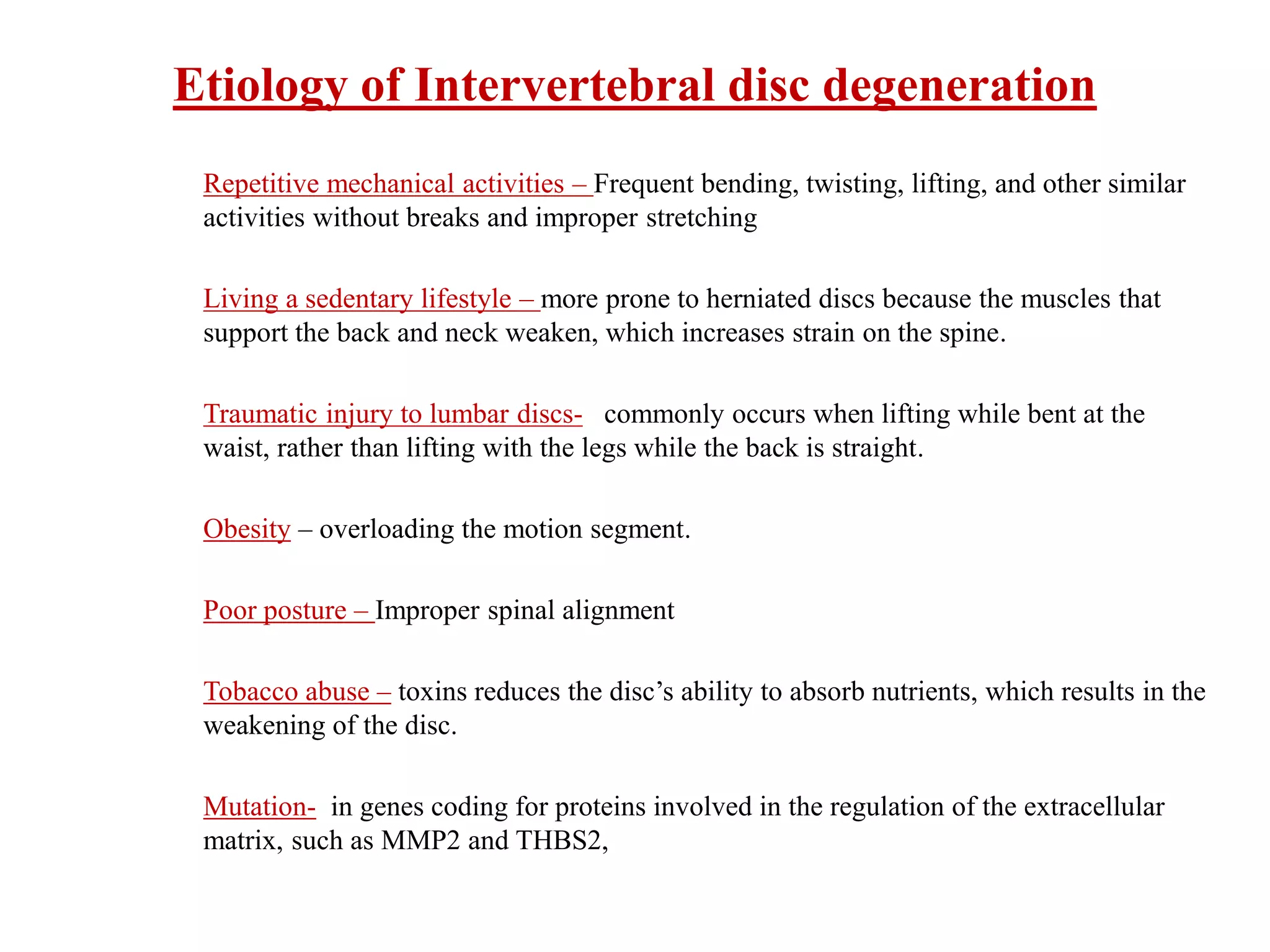 INTERVERTEBRAL DISC ANATOMY AND PIVD OF LUMBAR SPINE AND ITS MANAGEMENT ...
