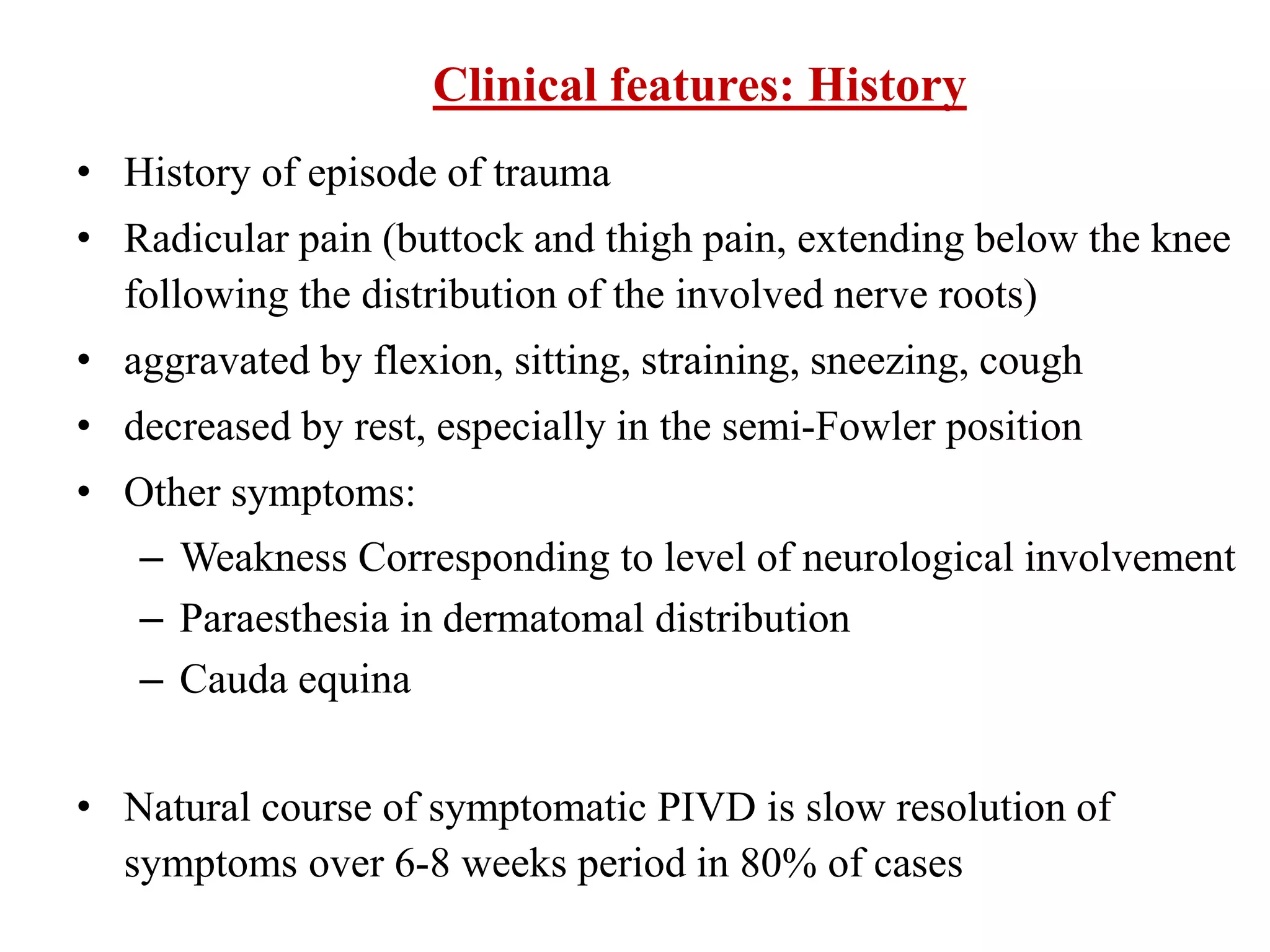 INTERVERTEBRAL DISC ANATOMY AND PIVD OF LUMBAR SPINE AND ITS MANAGEMENT ...