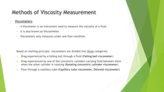 Rotation Viscometer | PPTX