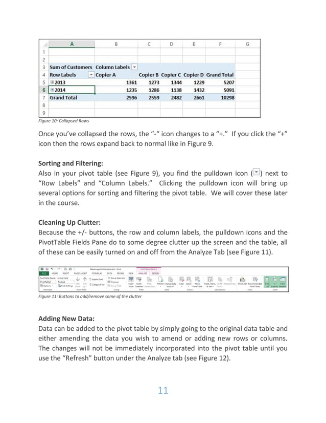 Pivot-Table-Handout1-projectcubicle lecture notes | PDF | Computing ...