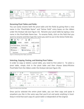 Pivot-Table-Handout1-projectcubicle lecture notes | PDF