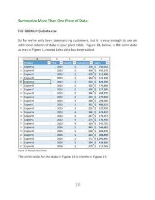 Pivot-Table-Handout1-projectcubicle lecture notes | PDF