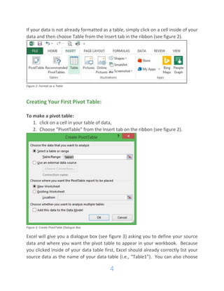 Pivot-Table-Handout1-projectcubicle lecture notes | PDF