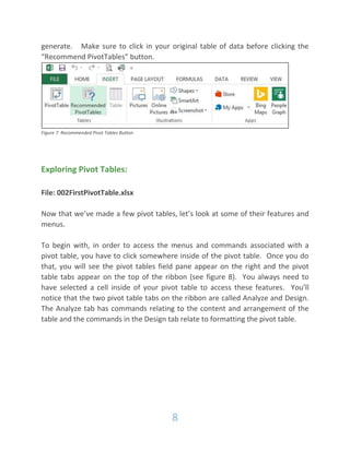 Pivot-Table-Handout1-projectcubicle lecture notes | PDF