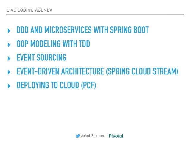 Cloud Event-Driven Architectures with Spring Boot and Spring Cloud | PDF