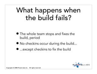 Pivotal Labs Open View Presentation Continuous Build | PDF | Technology ...