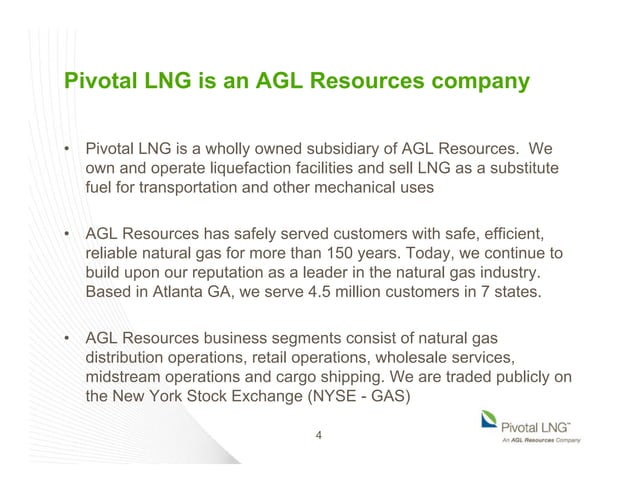Pivotal LNG - 101 - Natural Gas Fuel for Heavy Duty Trucks | PPT